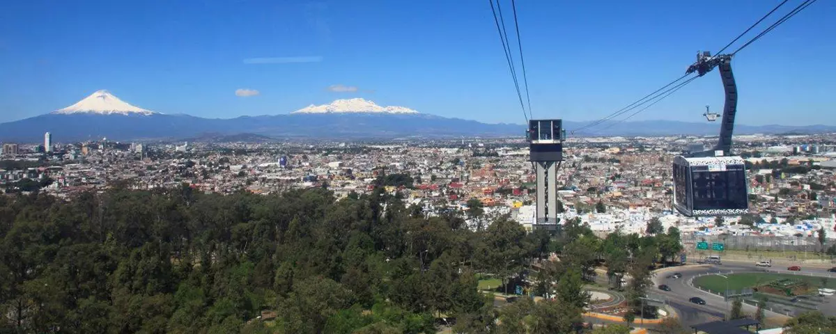 Puebla කේබල් කාර්: 