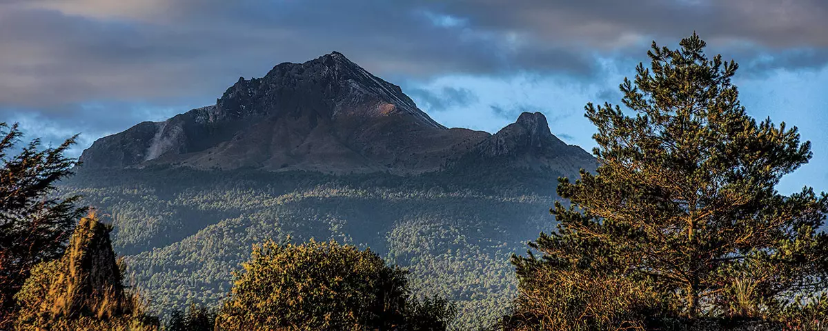 Lintlha tsa motheo ka La Malinche National Park fifu