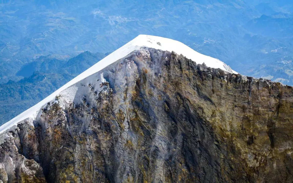 zofananira ndi zazikulu: Pico de Orizaba