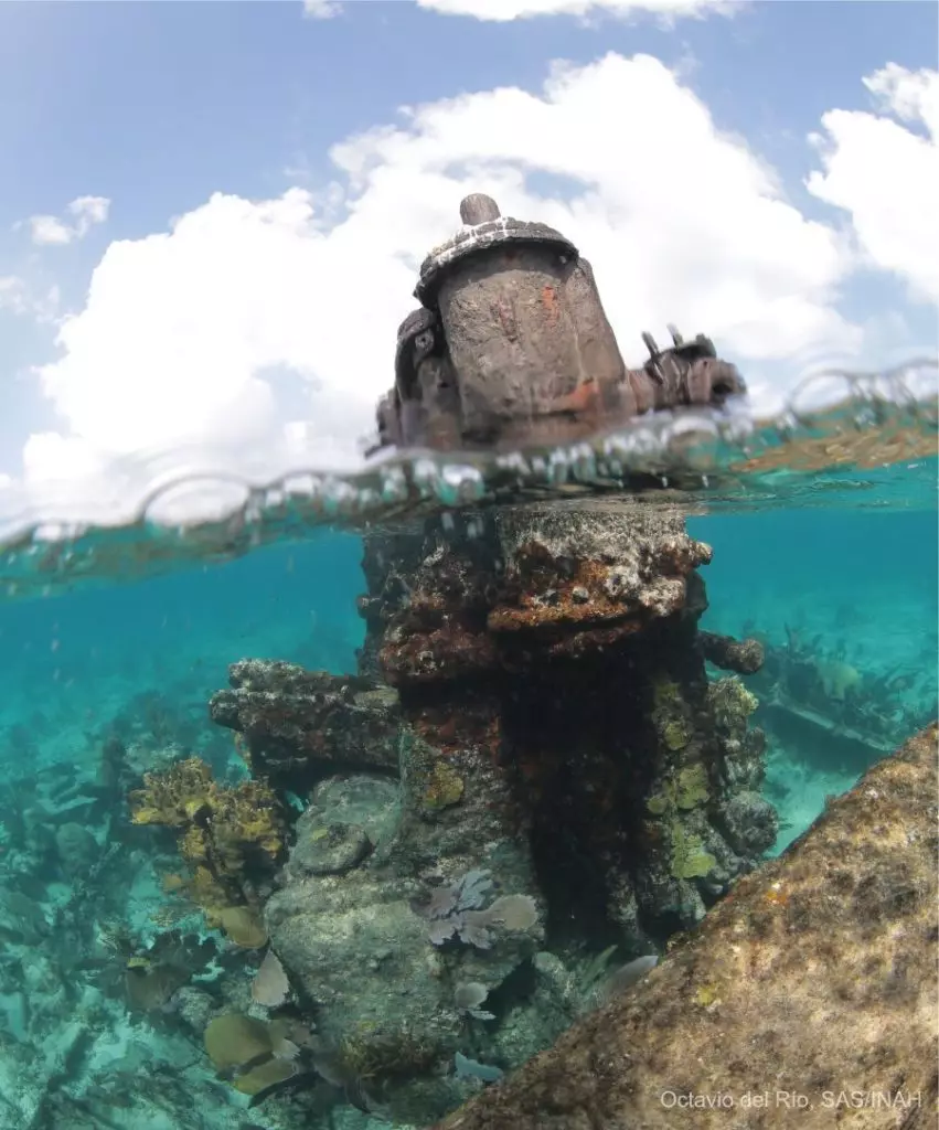 Scoprono relitti ricoperti di coralli a Banco Chinchorro, nei Caraibi messicani 11892_9