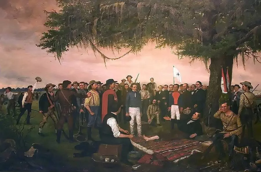 Demonstracyjny pogrzeb nogi Antonio Lópeza de Santa Anna 12929_6
