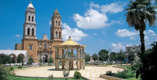 Chalchihuites کا مرکزی چوک، Zacatecas