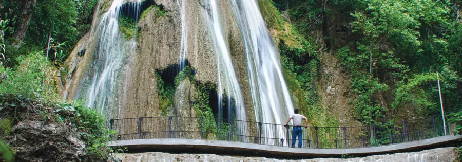 Waterfall a Santiago