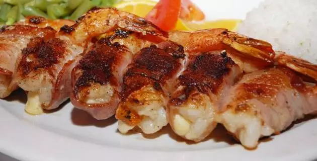 Steak udang karo resep fifu bacon