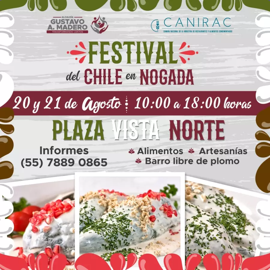 Chili en nogada festival