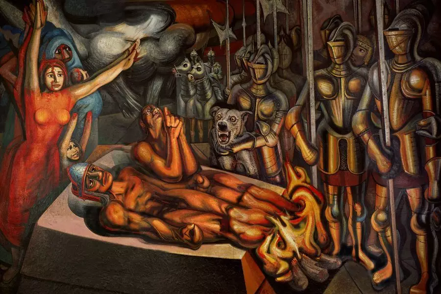 La morto de Cuauhtémoc, lasta sinjoro de la Mexica 16624_3