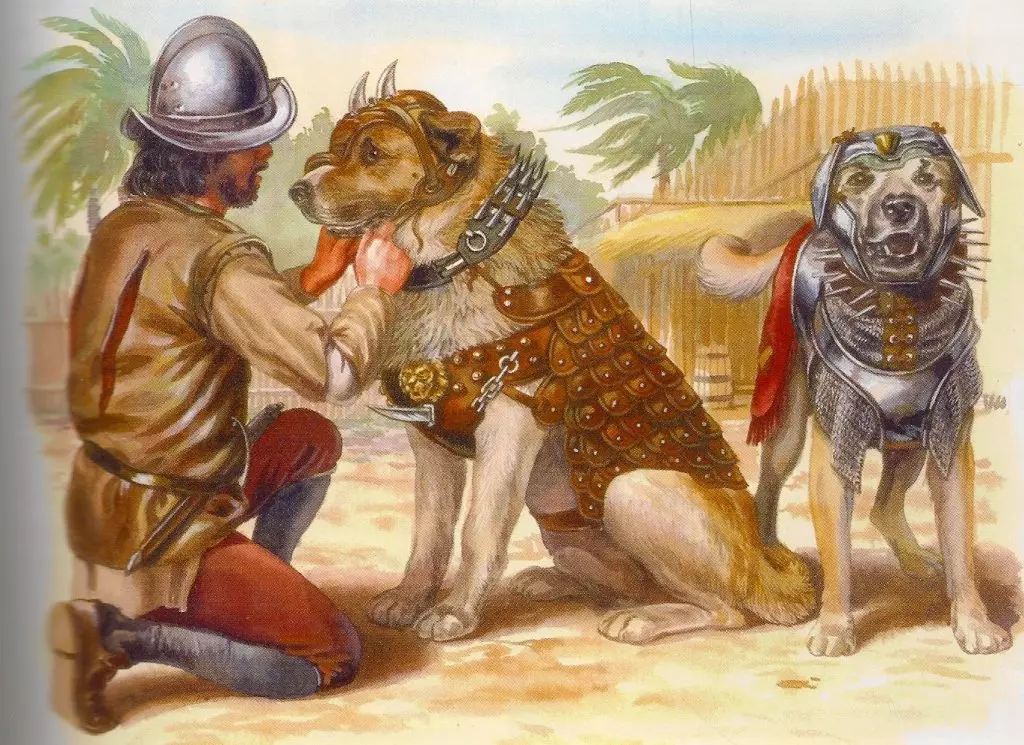 De meedogenloze honden die tijdens de verovering werden gebruikt om de inheemse bevolking te onderwerpen 16646_3