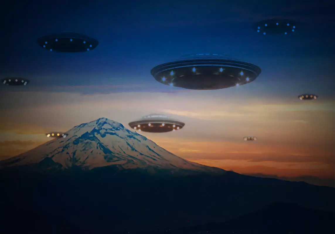 UFO éjszaka Popocatépetlben