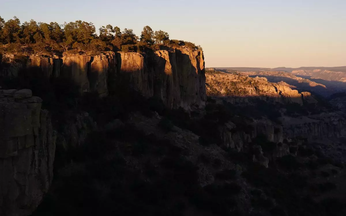 Lanskap sing nggumunake ing Copper Canyon