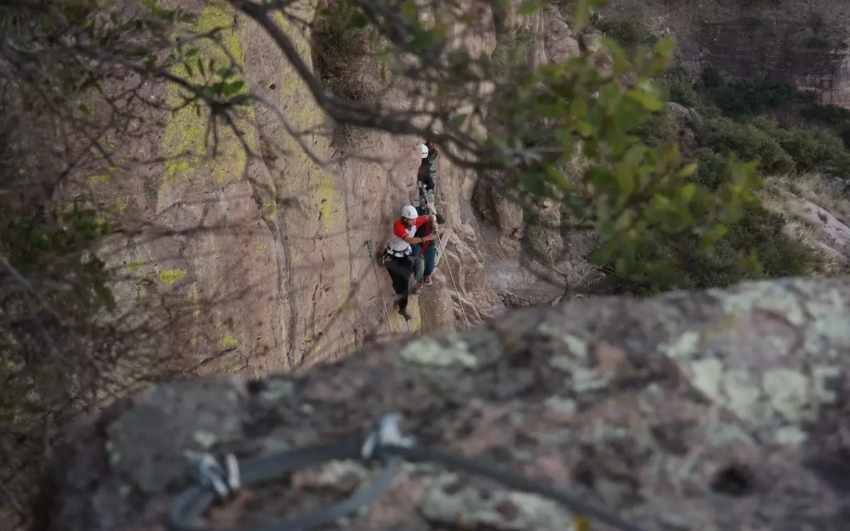 Zipline ing Copper Canyon Adventure Park