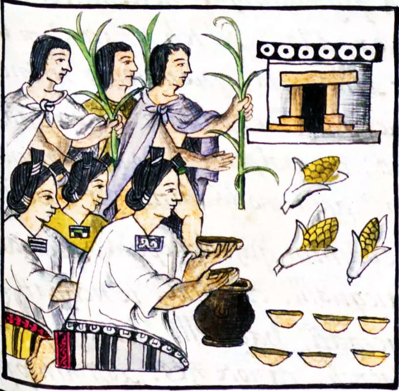 Chicomecóatl, ቶርቲላዎችን የፈጠረው አምላክ 18147_2