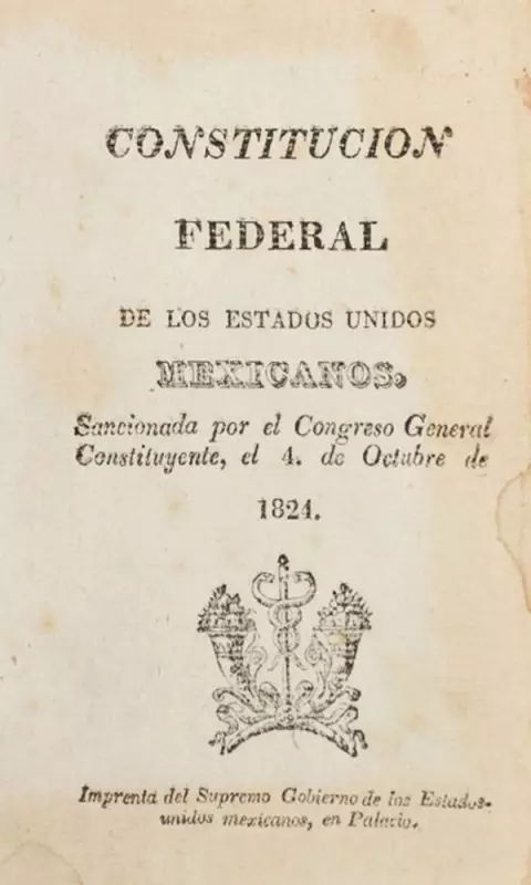 A Mexikói Egyesült Államok 1824-es alkotmánya.