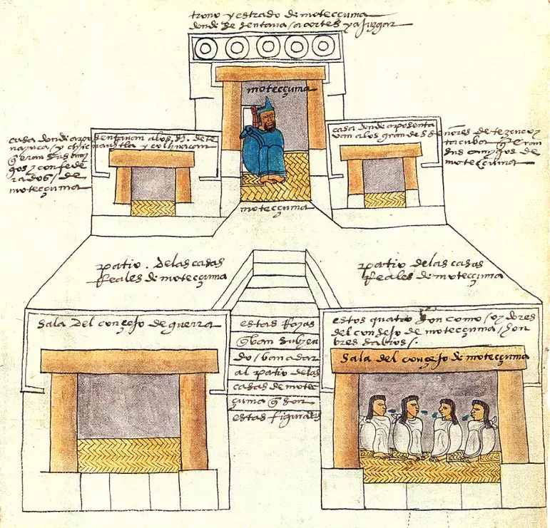 Het paleis van Moctezuma dat nu het nationale paleis is 18575_2