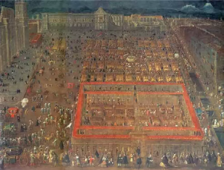 Het paleis van Moctezuma dat nu het nationale paleis is 18575_4