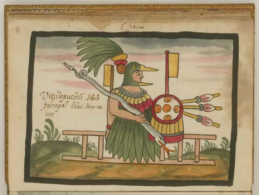 obchody przesilenia zimowego w Huitzilopochtli
