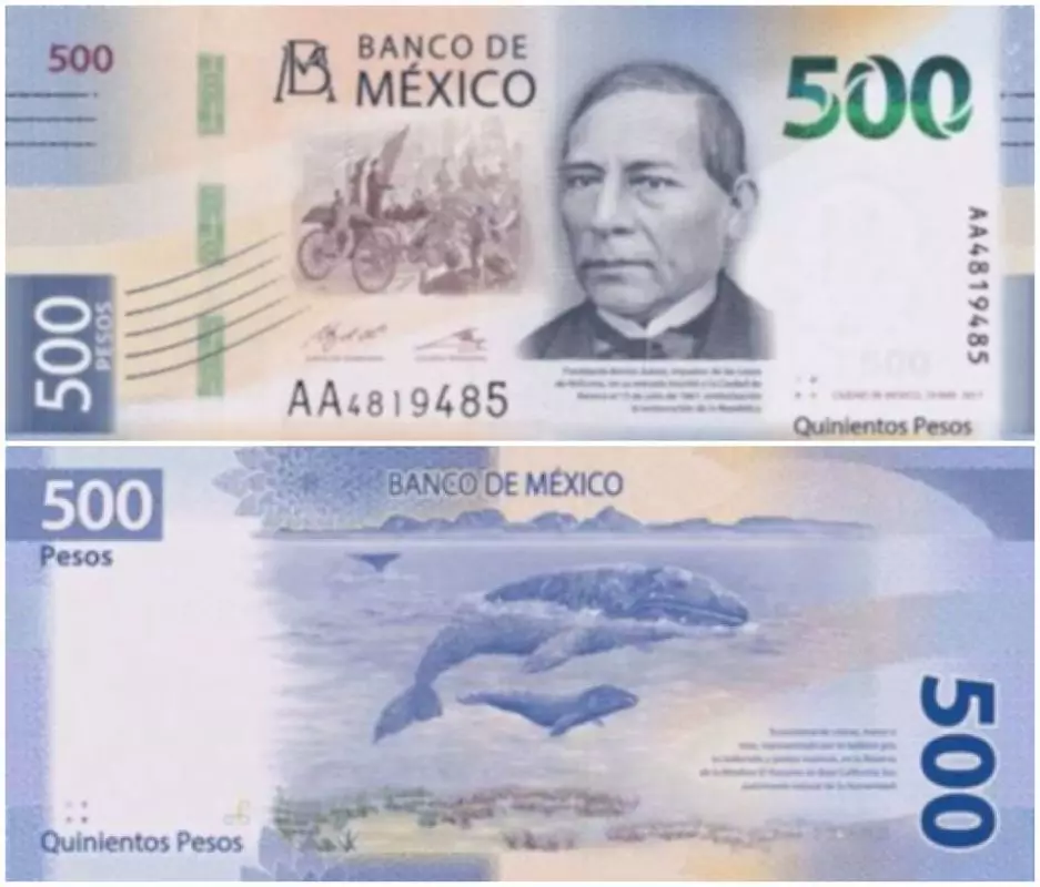 Escollen o novo billete de 500 pesos como o segundo máis bonito do mundo 18698_2