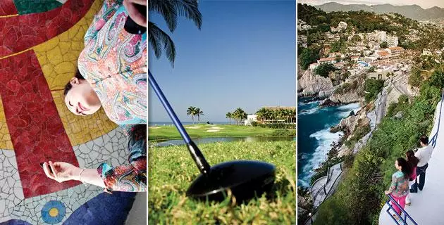 Konst och golf i Acapulco: bygg din egen berättelse i paradiset