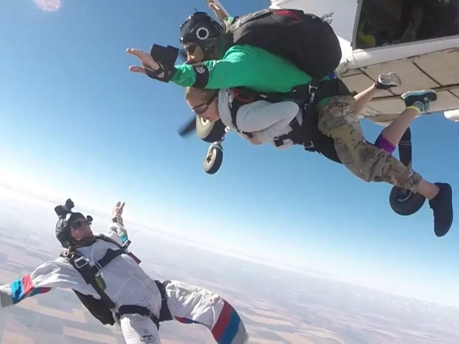 skydiving