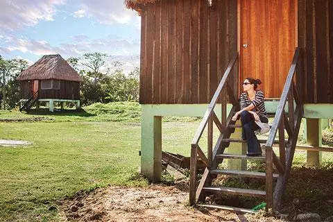 Cabine presso Hacienda San Román a Palizada, Campeche / Brenda Islas