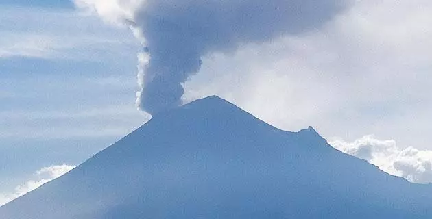 Kula da ayyukan volcanic a Popocatepetl fifu