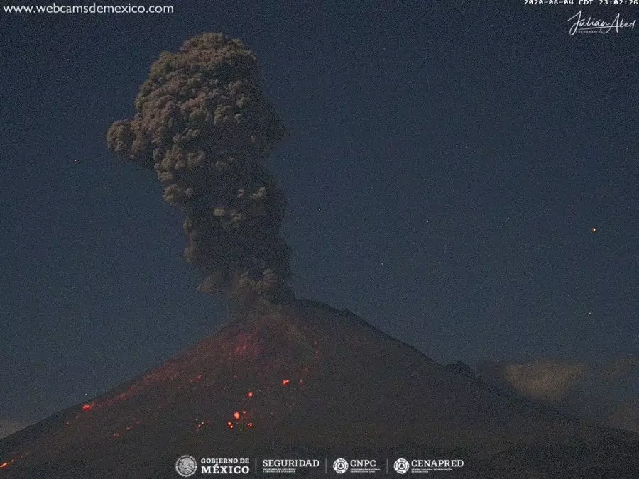 انفجر Popocatepetl 20609_2