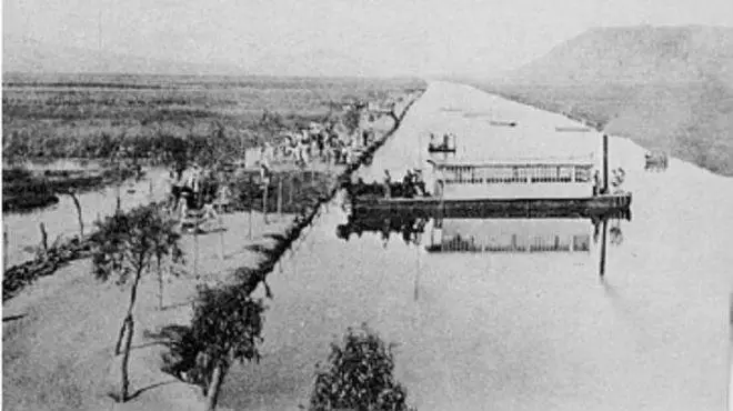 When the steamboats sailed through Canal de Chalco