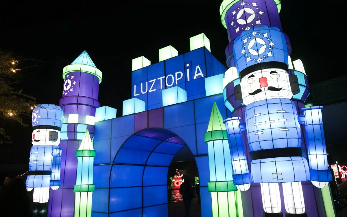 Luztopia, festival vianočných svetiel v Monterrey
