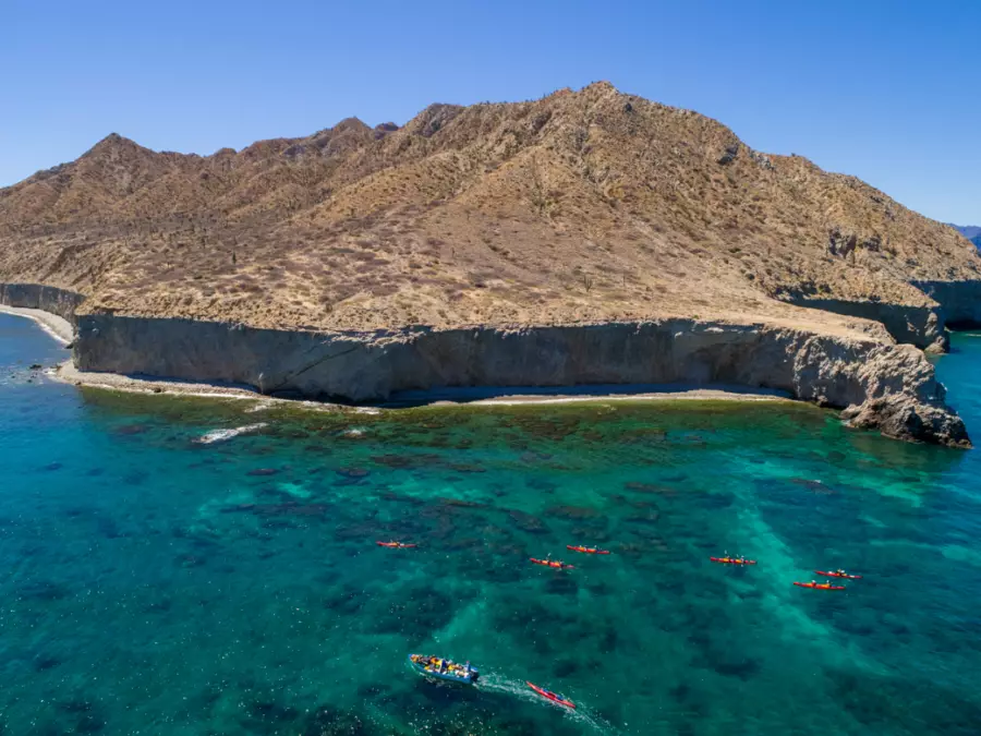 Sea of Cortez yn Loreto, Baja California Sur