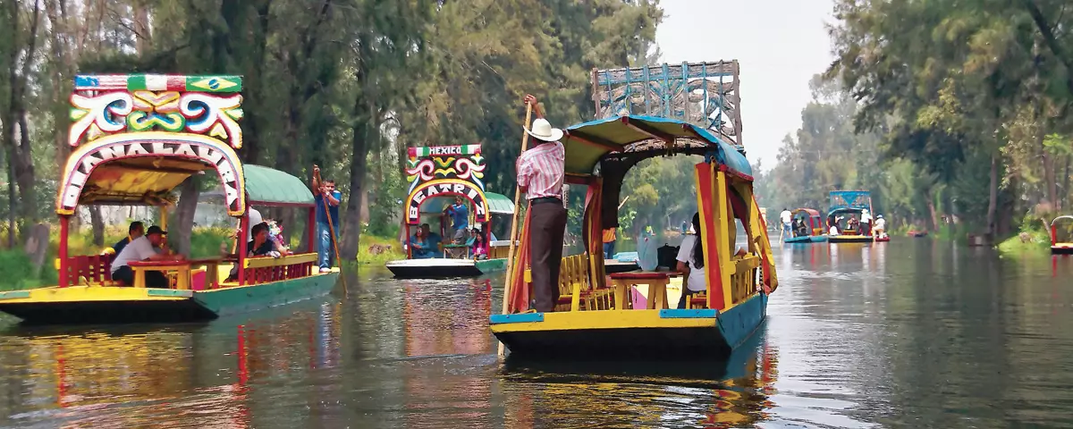 Xochimilco Route 360: Fan 'e Nuevo Nativitas-pier nei it Xochimilco Ekologysk Park fifu