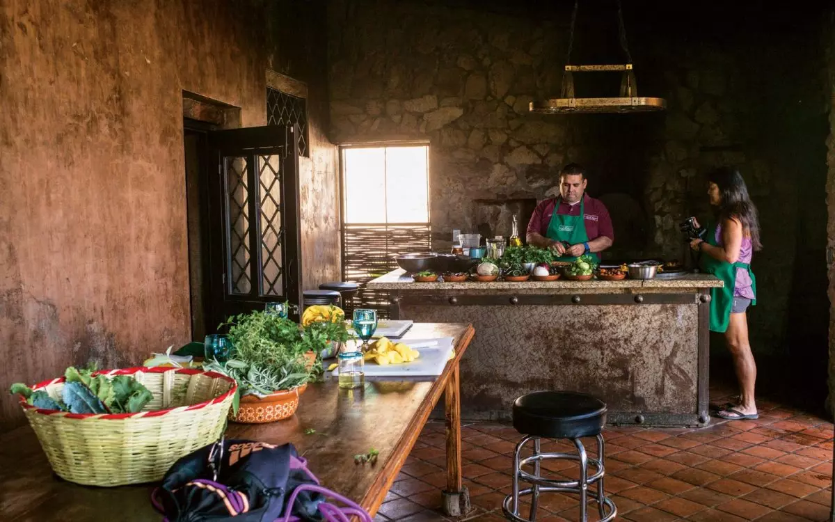 El Tamarindo sareng kebon organik di Los Cabos