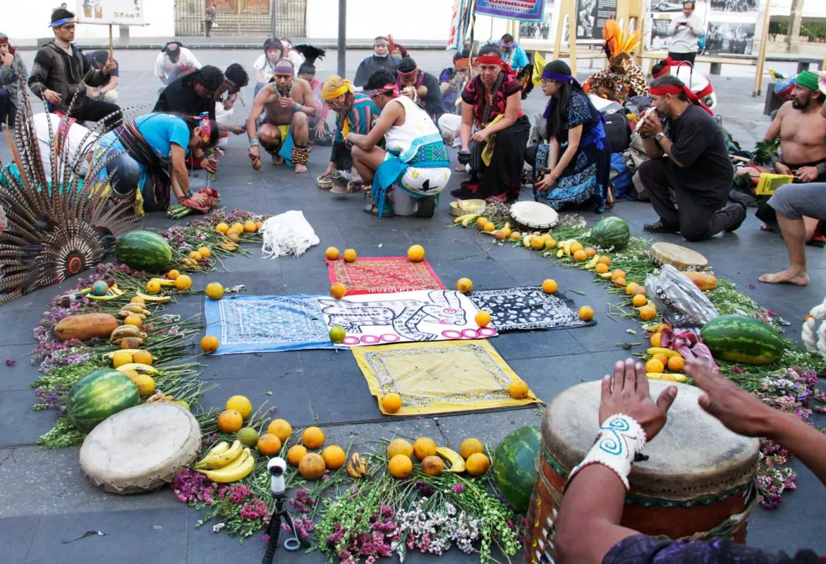 Sie feiern das mexikanische Neujahr im Zócalo 24165_5