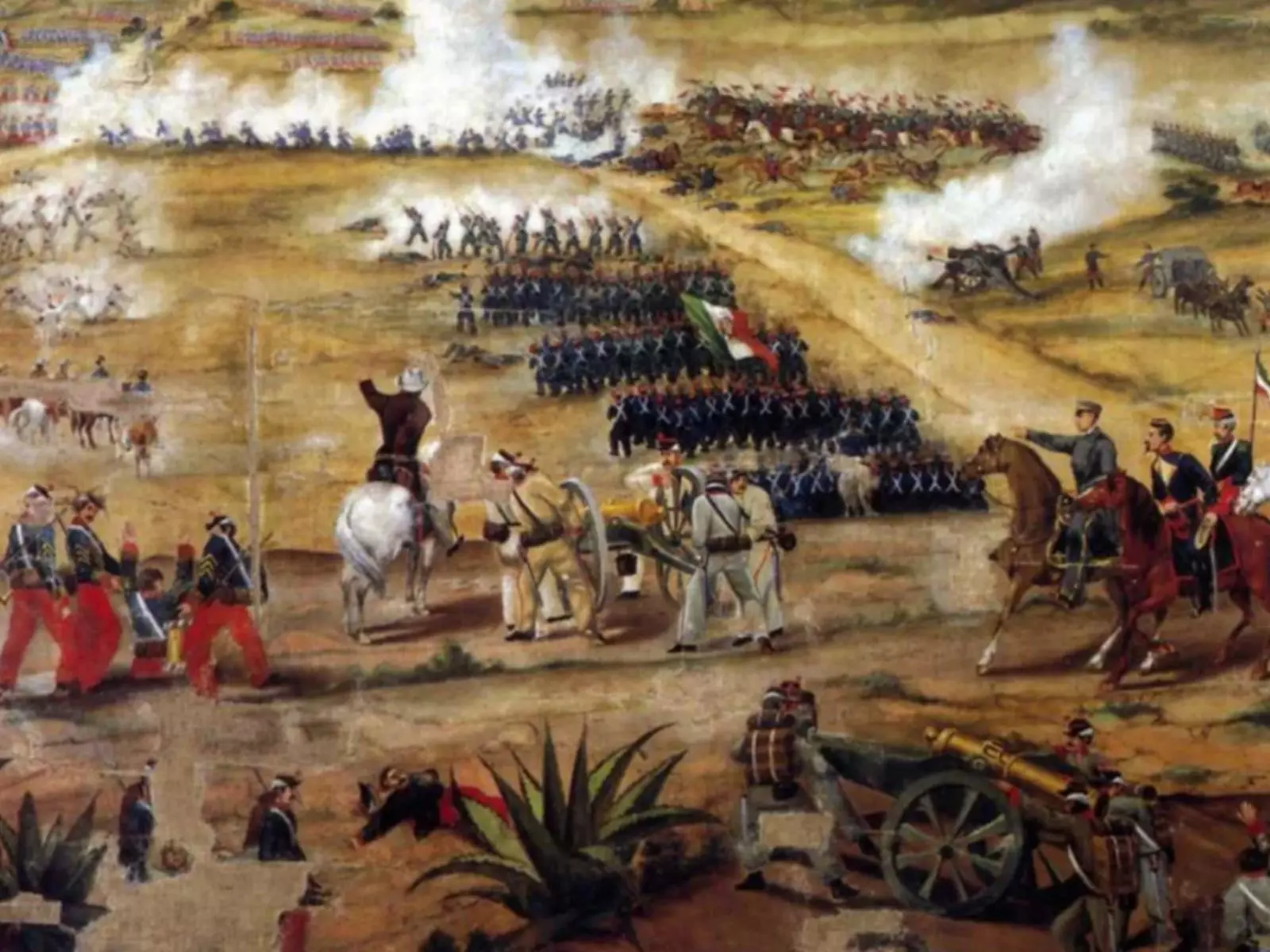 Pertempuran Puebla pada 5 Mei, ringkasan dan karakter