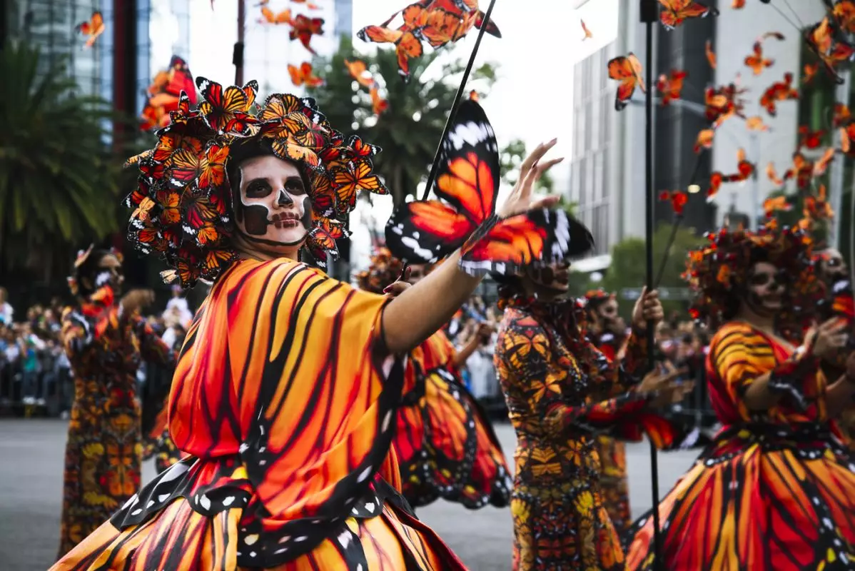 Mga larawan ng pinakamagandang sandali ng Day of the Dead Parade 2018 24664_8