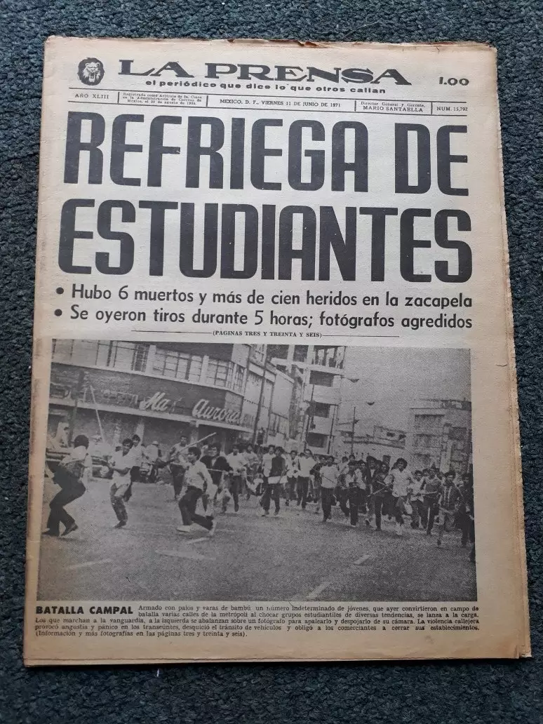 El Halconazo, le massacre étudiant de Corpus Christi jeudi 24751_6