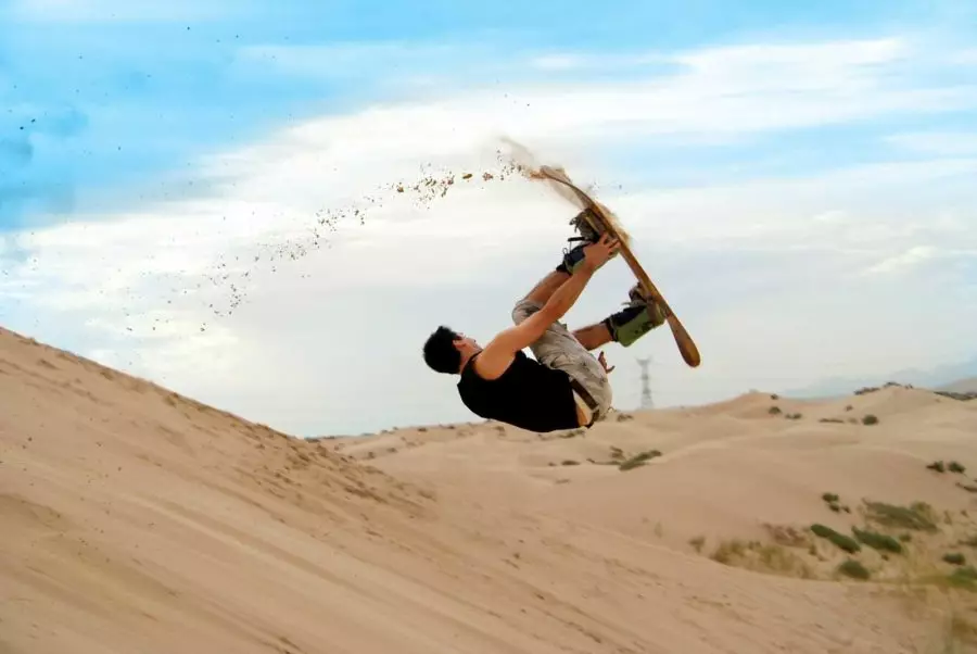 sandboarding i samalayuca