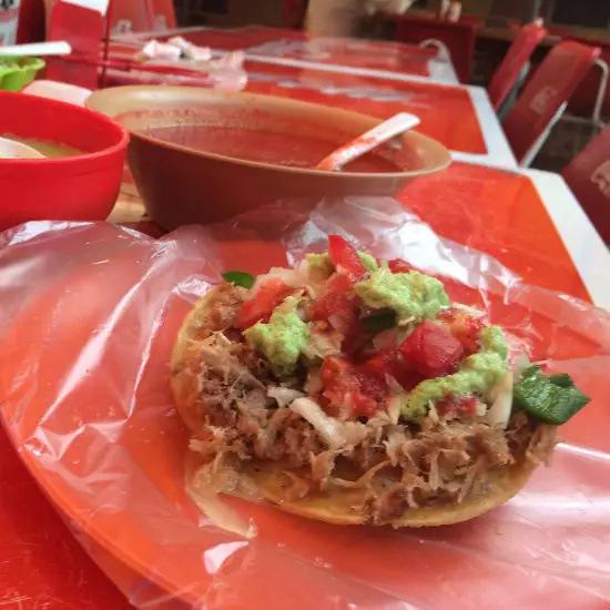 Die onweerstaanbare vark tostadas gemaak in Jerez, Zacatecas 25026_2