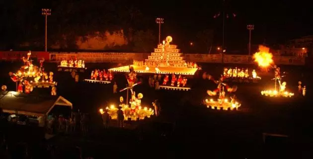 Corpus Christi Fair, hauv Papantla fifu