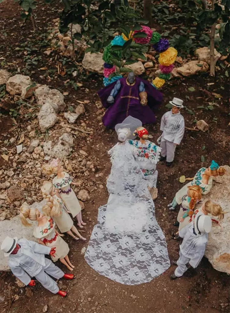 Barbie et Action Man se sont mariés au Yucatan lors d'une cérémonie maya 25419_7