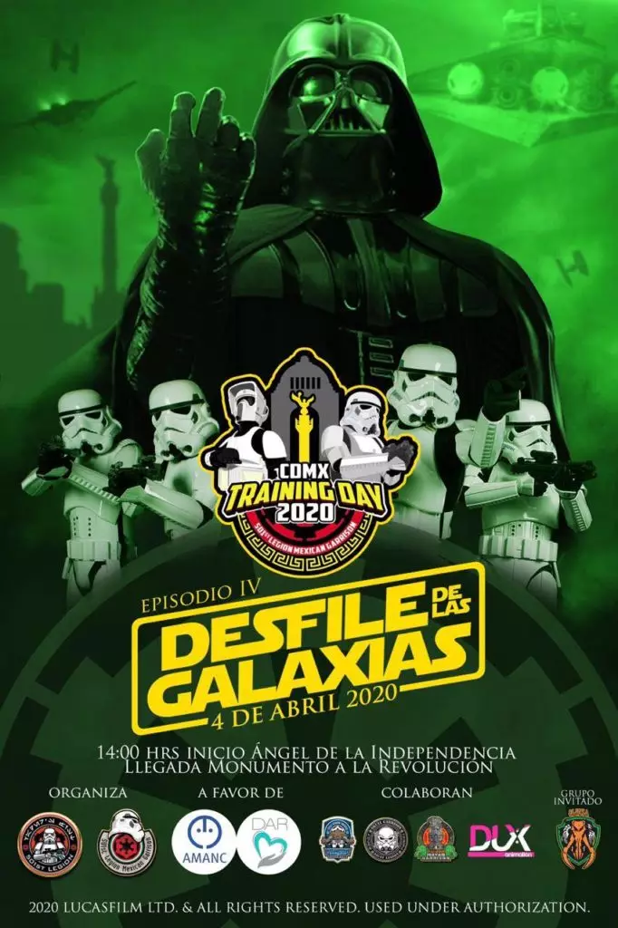 Je, kutakuwa na gwaride kubwa la Star Wars katika CDMX? 27453_2