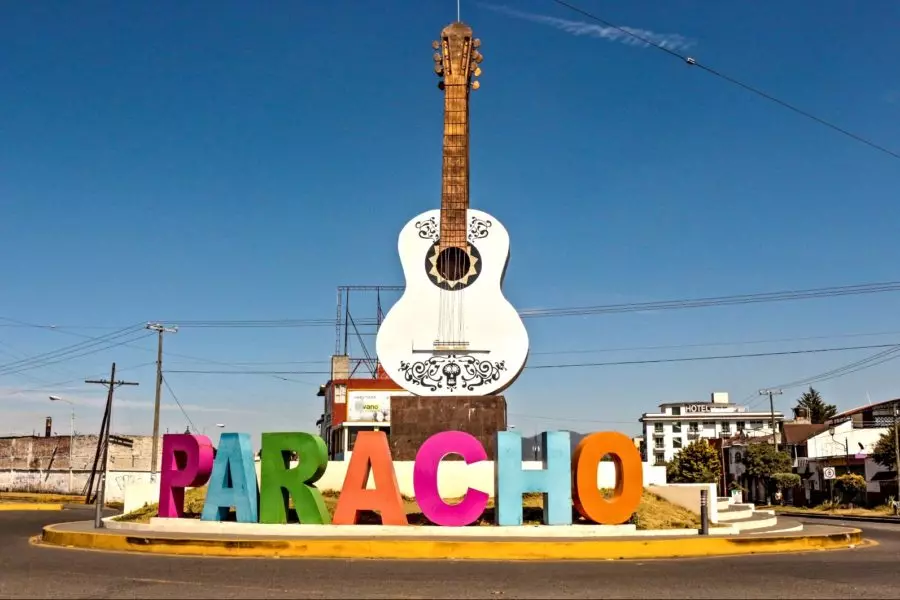 Paracho monumental guitar