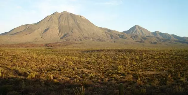 Üç Bakirə (Baja California Sur) fifu vulkanına qalxın