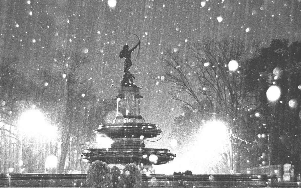Diana, a Caçadora, nevasca de 1967.