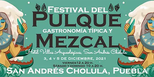 Lễ hội Pulque, Ẩm thực điển hình và Mezcal