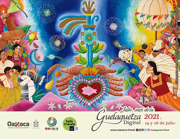 Guelaguetza 2021 ، Oaxaca دىن رەقەملىك ھۇزۇرلىنىڭ 34024_3