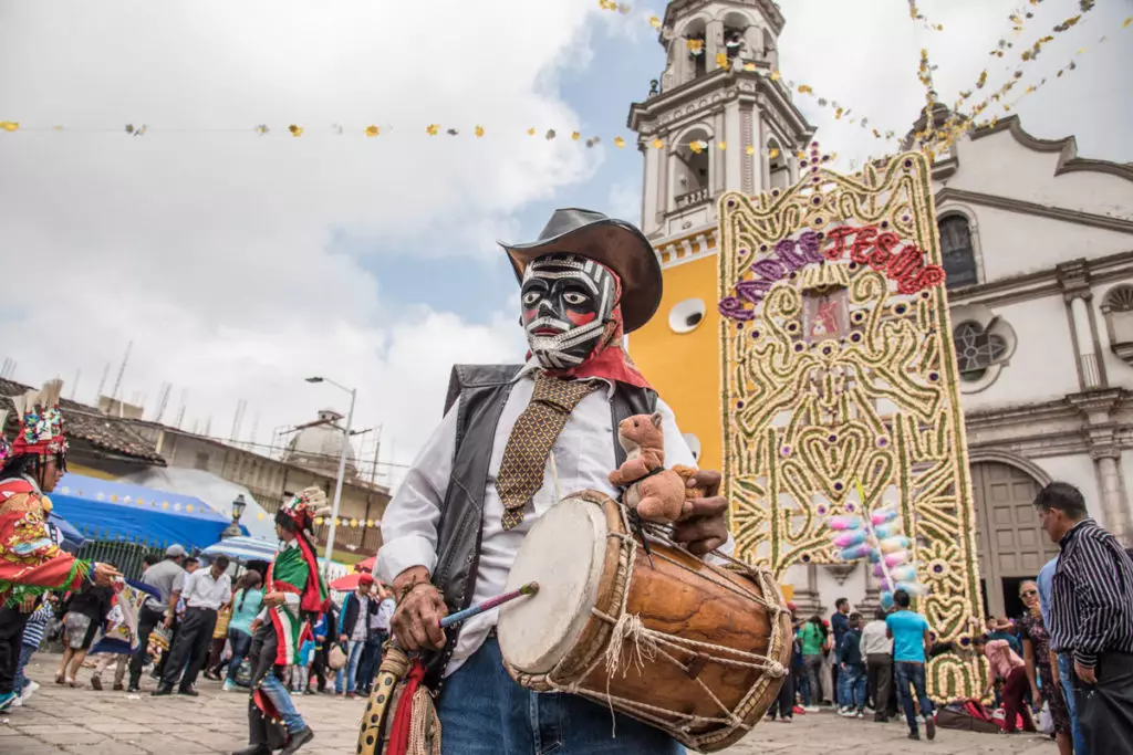 Hivi ndivyo ngoma zilivyo kwa heshima ya Baba Yesu huko Jalacingo, Veracruz 34790_10