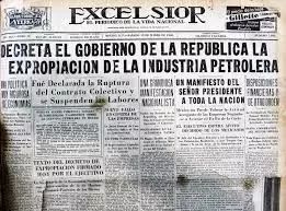 Lázaro Cárdenas ja öljyn pakkolunastus, lyhyt historia 360_2