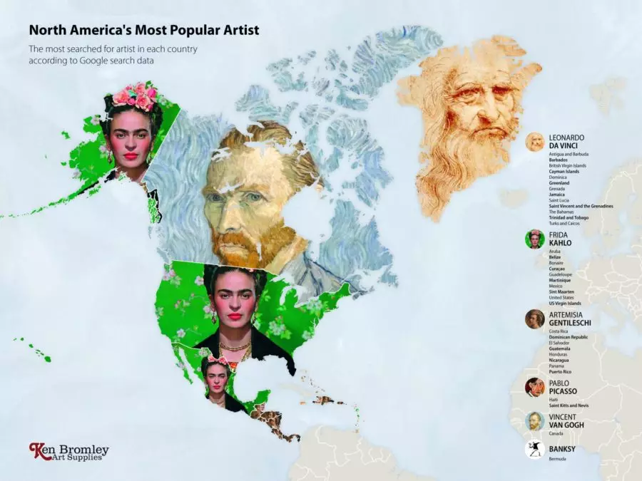Фрида Кало је друга најтраженија уметница на свету на Гуглу 36753_3