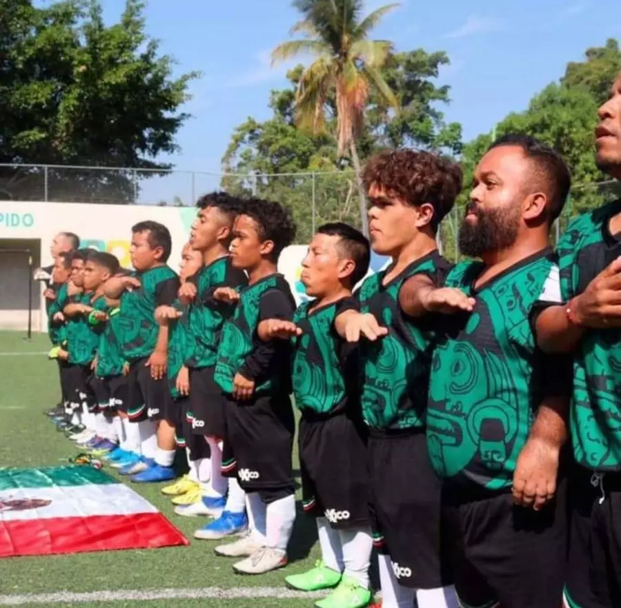 Ang short-statured Mexican team ay nanalo sa ikatlong pwesto sa Copa América 37286_2