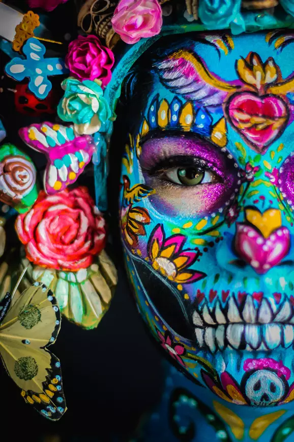 catrina make-up ideeën