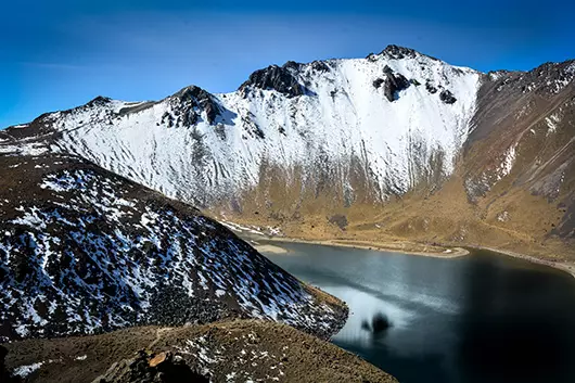 Tháinig an sneachta ar an Nevado de Toluca 39755_2